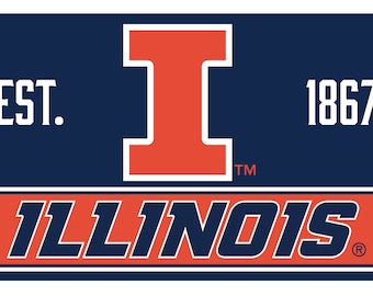 Wood Illini Sign - Etsy