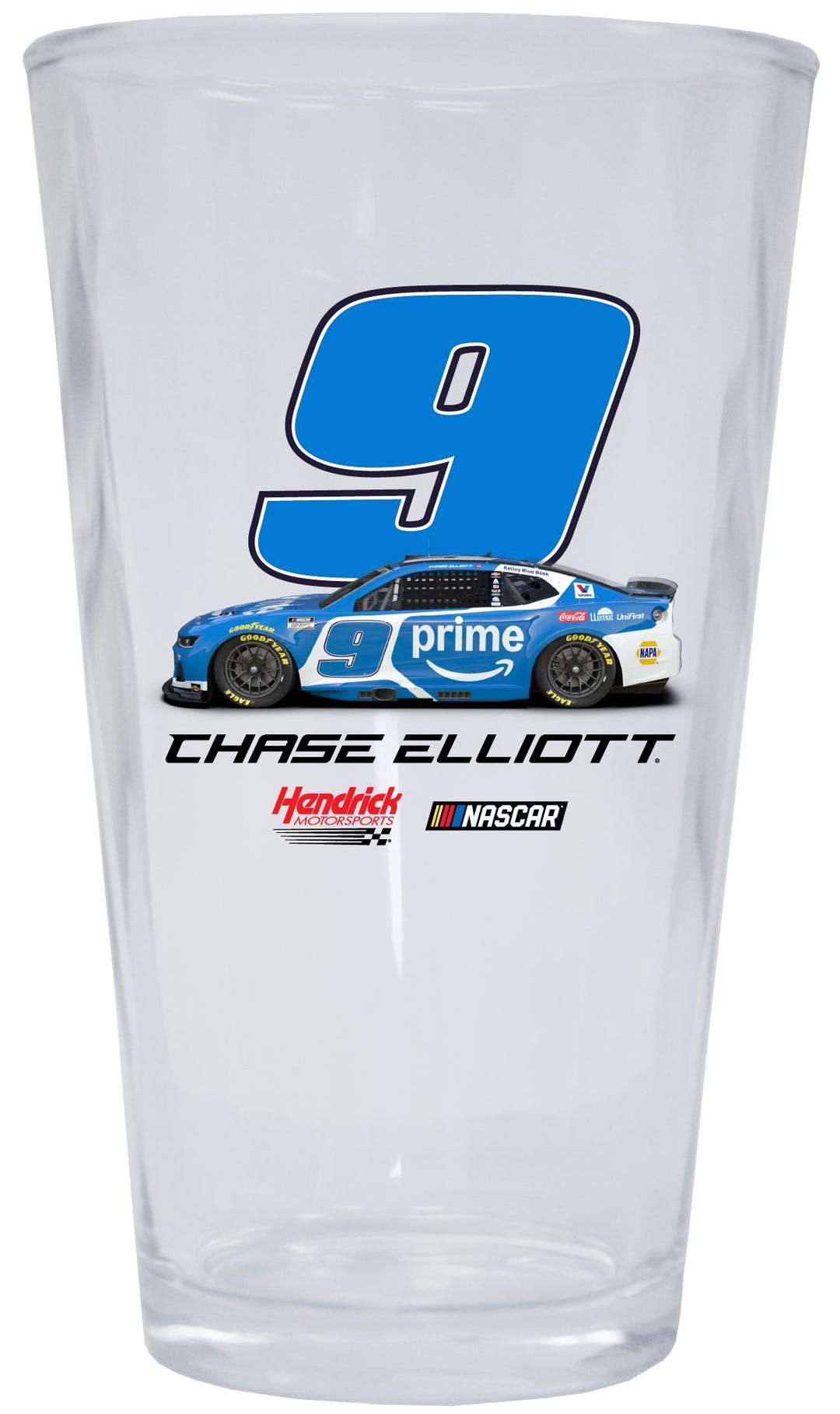 Nascar #9 Chase Elliott 16 Oz Pint Glass Officially Licensed - Etsy