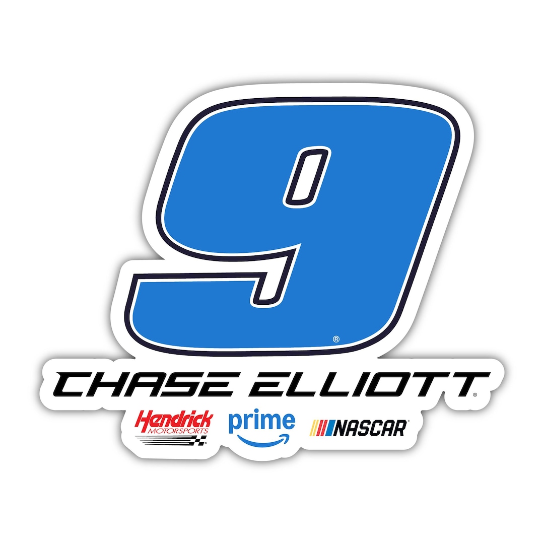 NASCAR #9 Chase Elliott Die-cut Decal or Magnet – Officially Licensed ...