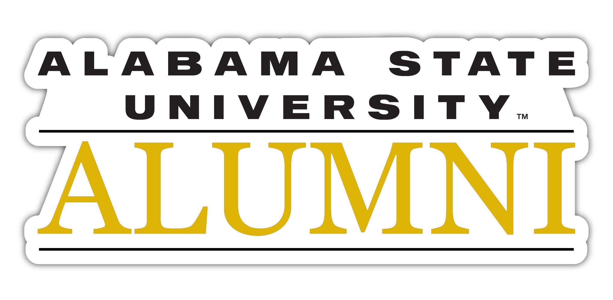 Alabama State University 4-Inch Laser Cut Alumni Vinyl Decal | Etsy