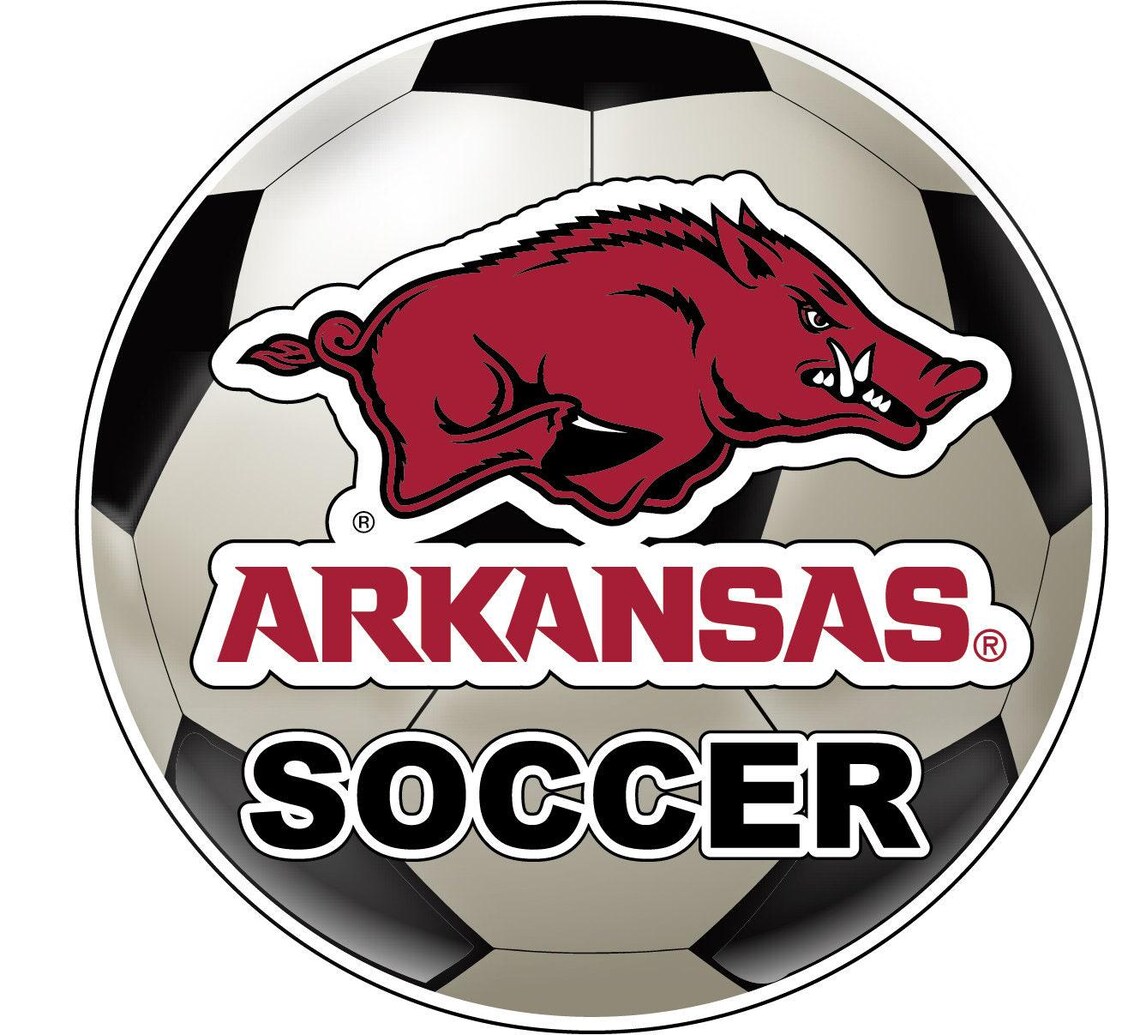 Arkansas Razorbacks 4-inch Vinyl Sticker Ball Design - Multiple Sports ...