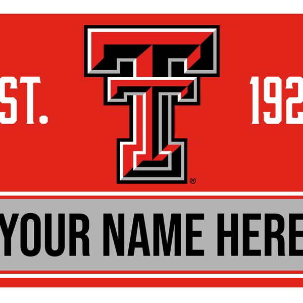 Texas Tech Yard Sign - Etsy