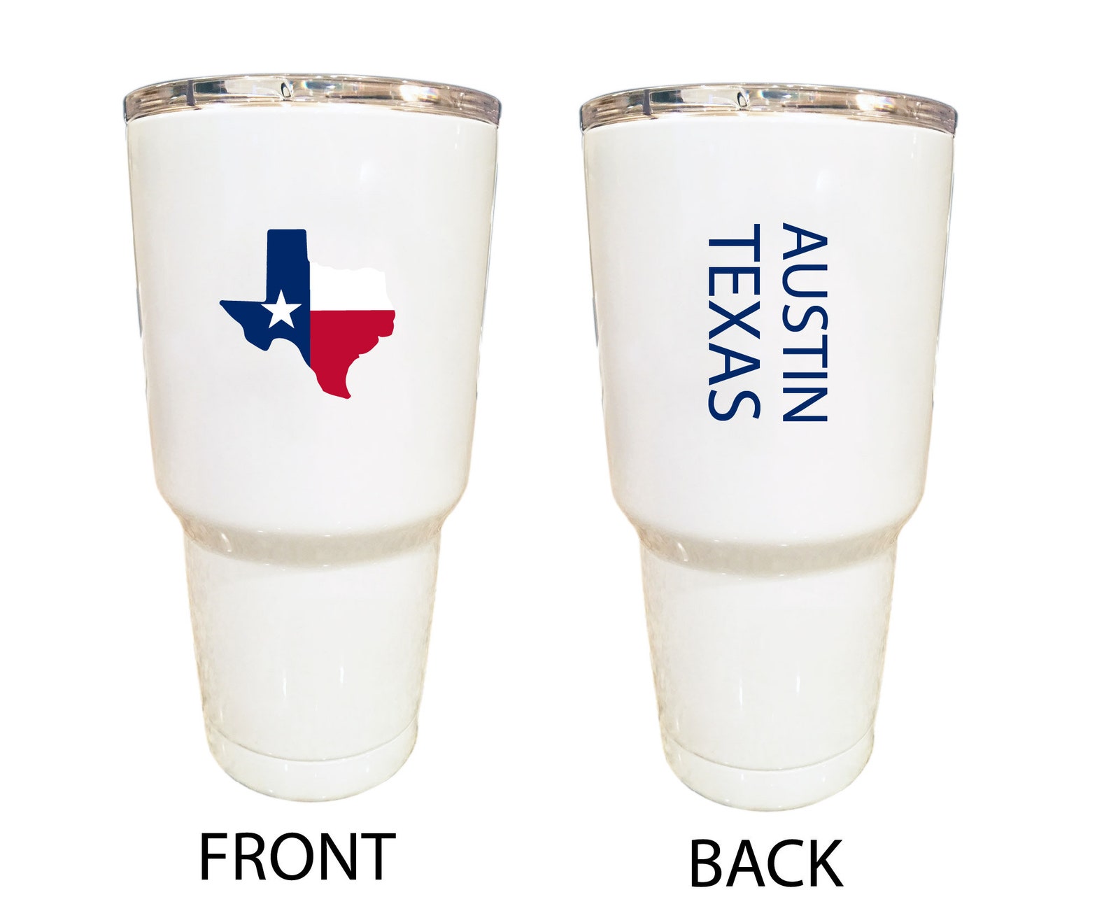 Personalized Custom Texas State Flag City Souvenir 24 oz | Etsy