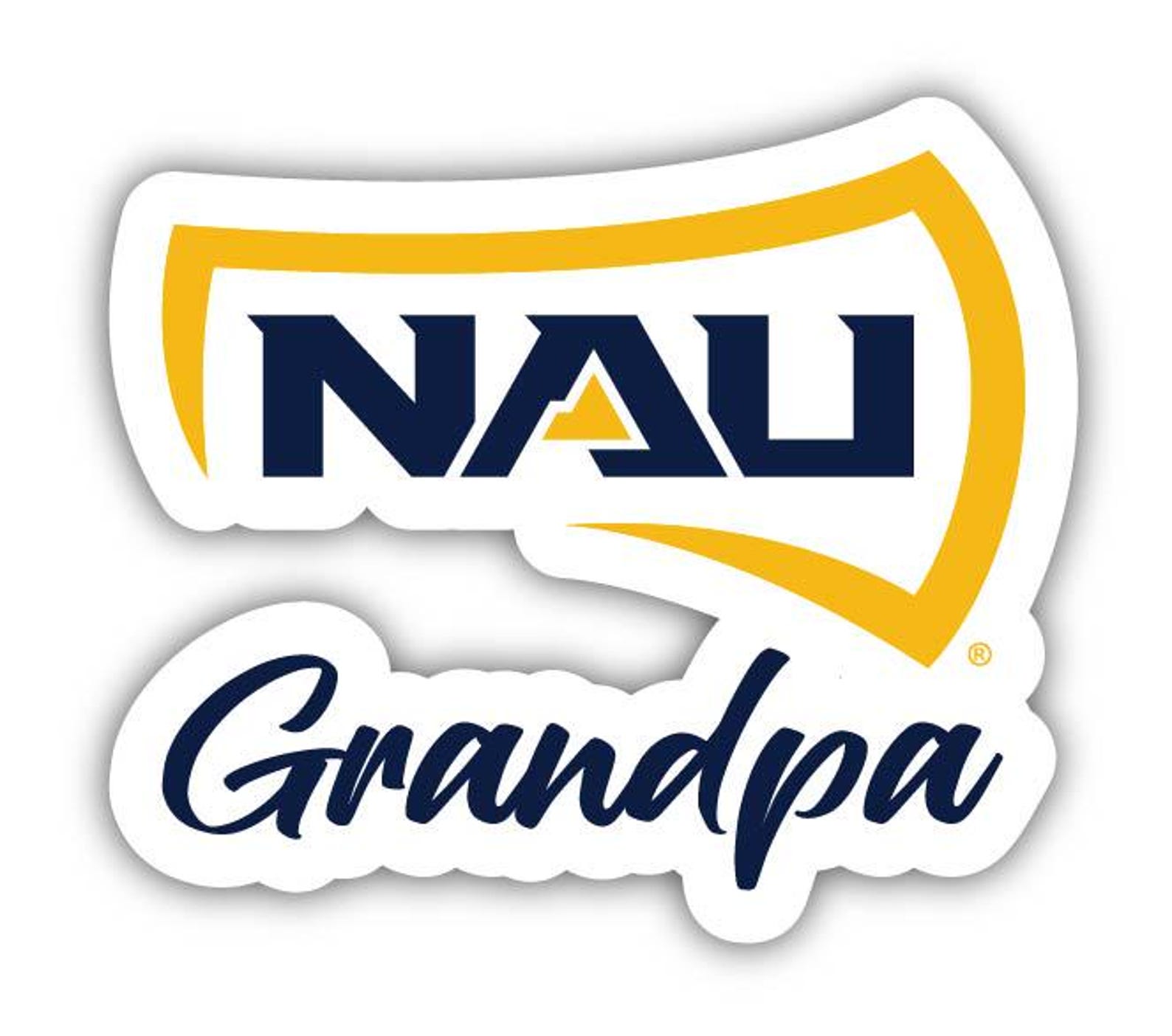 Northern Arizona University 4-inch Proud Family Die Cut Magnet/sticker ...