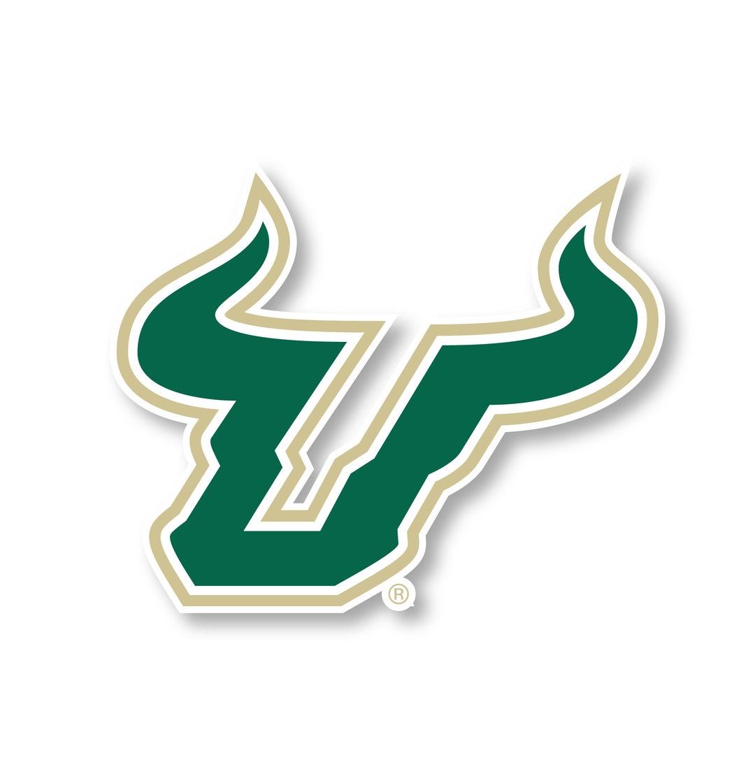 University of South Florida USF Bulls Vinyl Mascot Decal Sticker Officially Licensed - Etsy