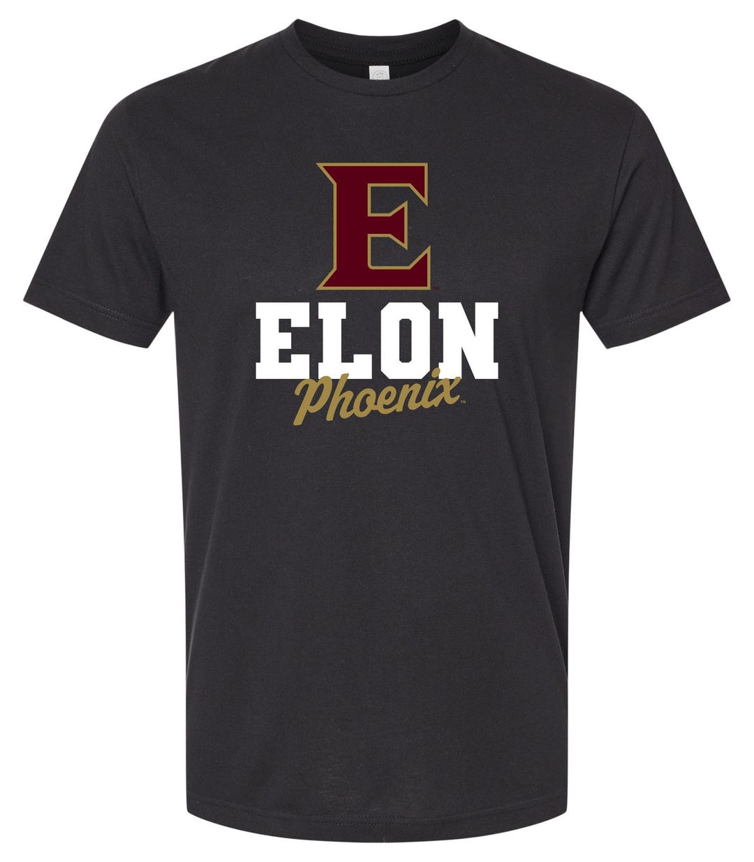 Elon University Unisex Cotton T-shirt – Large Front Script Design - Etsy