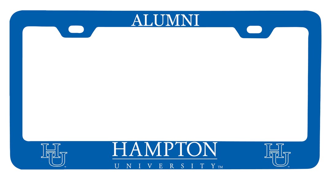 Hampton University College Alumni Metal License Plate Frame Officially ...