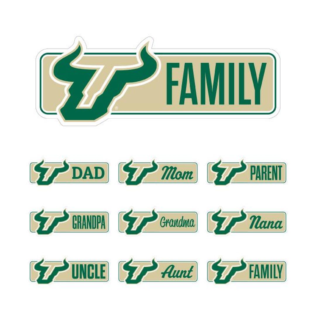 South Florida Bulls Proud Family Decorative Decal – Officially Licensed ...
