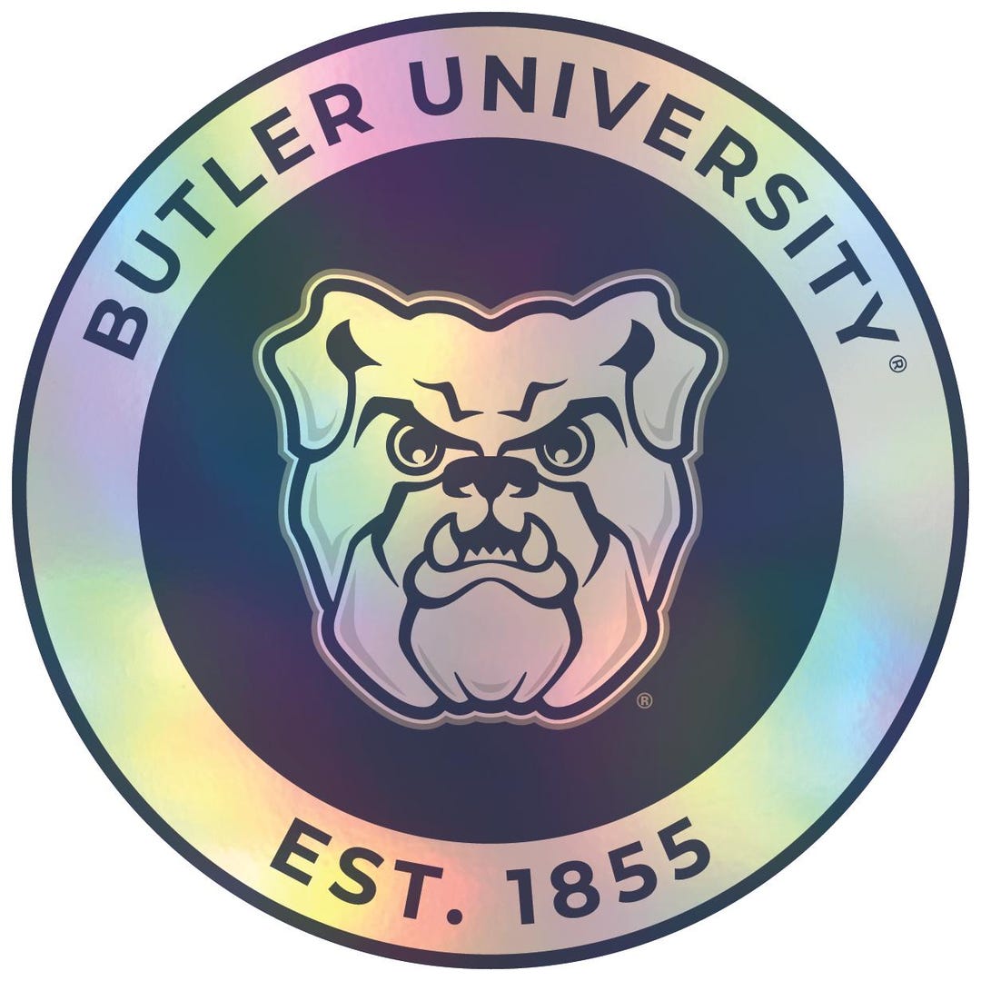 Butler Bulldogs Holographic Vinyl Decal Sticker Officially Licensed - Etsy