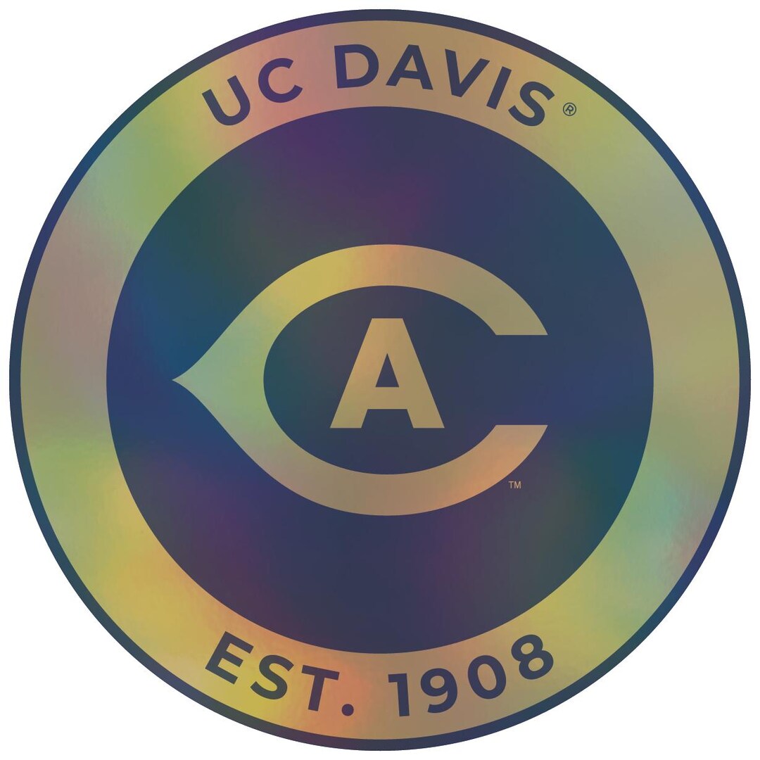 UC Davis Aggies Holographic Vinyl Decal Sticker Officially Licensed - Etsy