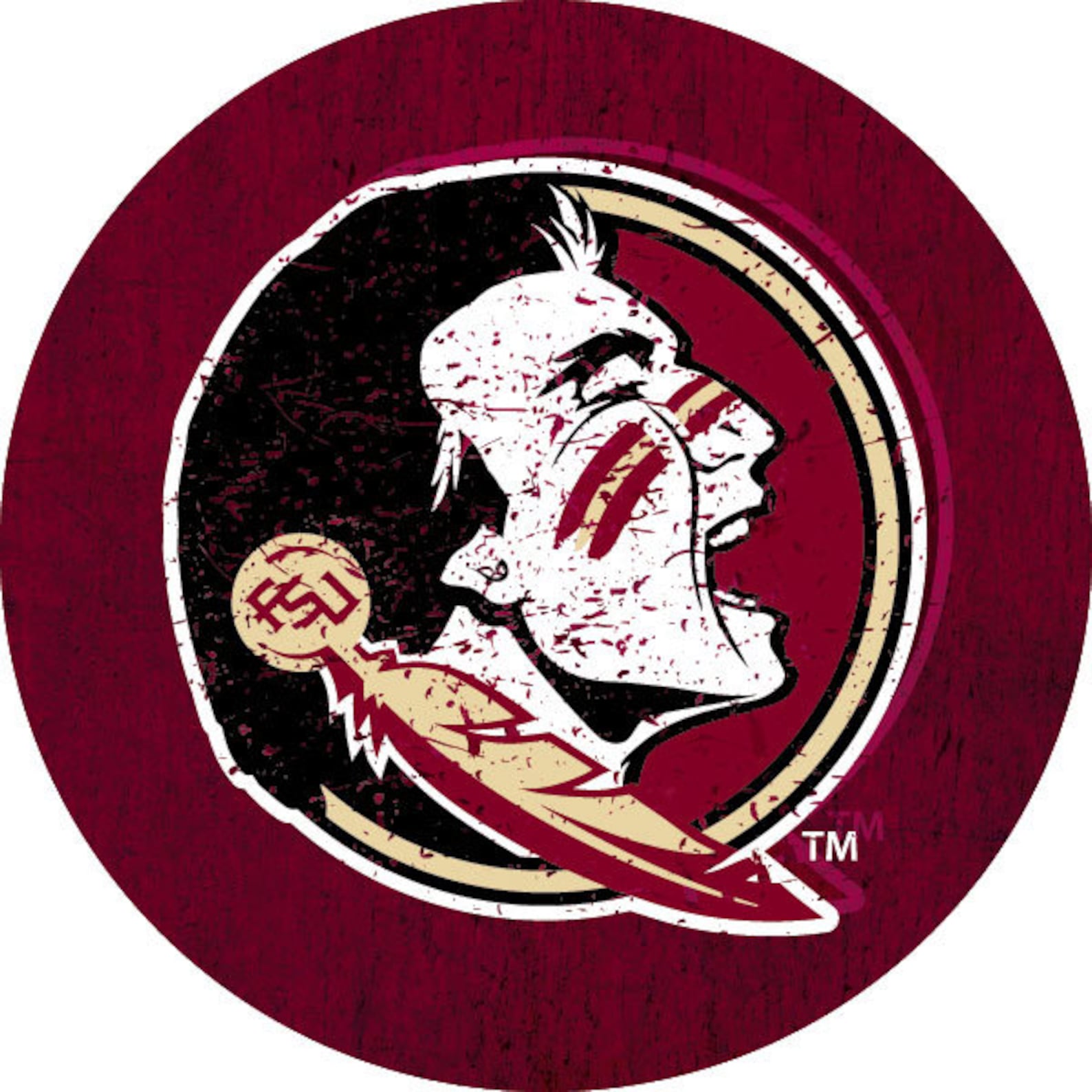 Florida State Seminoles NCAA Collegiate 4-inch Round Sticker - Multiple ...
