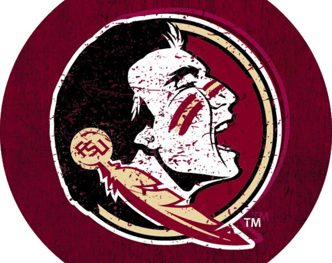 Florida State Seminoles NCAA Collegiate 4 Inch Round Decal Sticker - Etsy