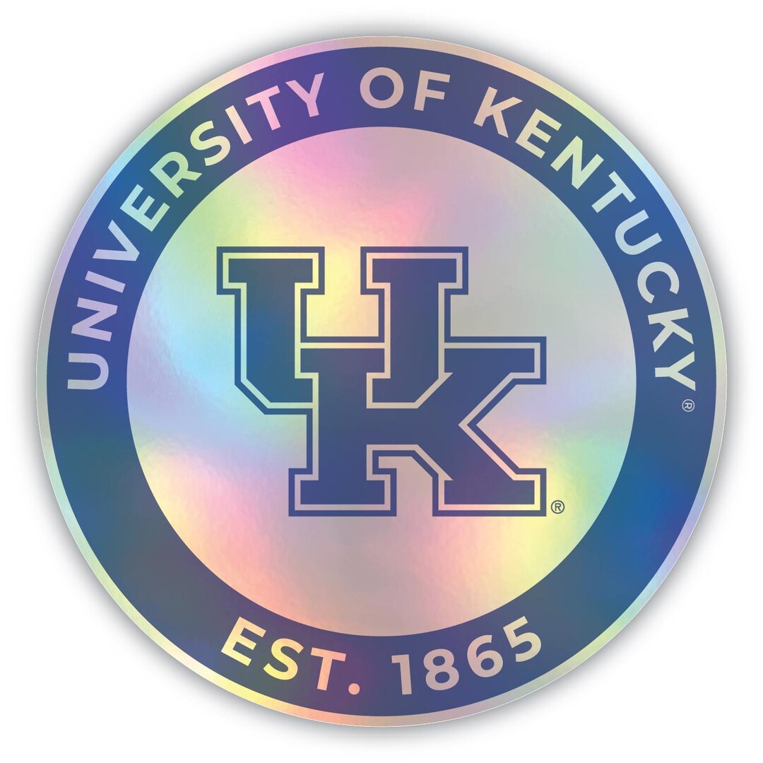 Kentucky Wildcats Holographic Vinyl Decal Sticker Officially Licensed ...
