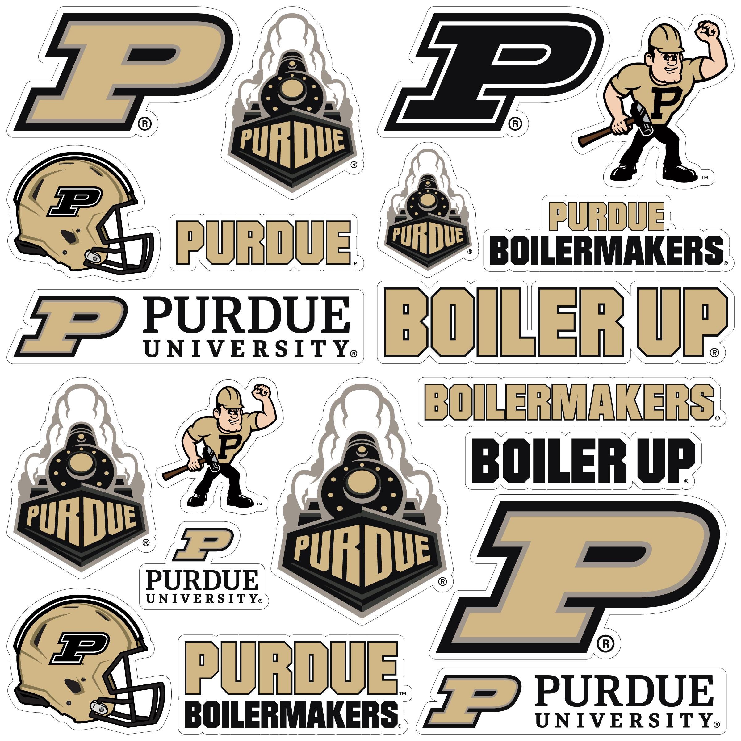 Purdue Boilermakers Officially Licensed College Sticker Multipack ...