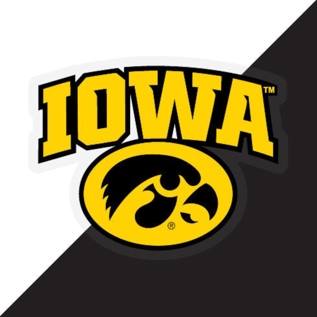 Iowa Hawkeyes Officially Licensed Vinyl Sticker With Choice of Backing ...