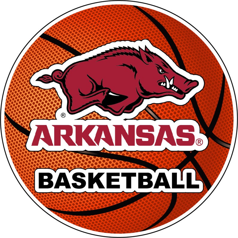 R and R Imports Arkansas Razorbacks 4-inch Round Vinyl Decal Sticker - Etsy