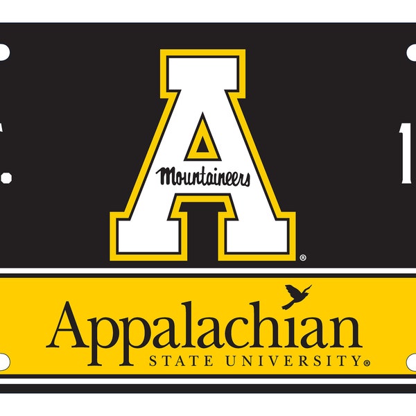 Appalachian State License Plate - Etsy