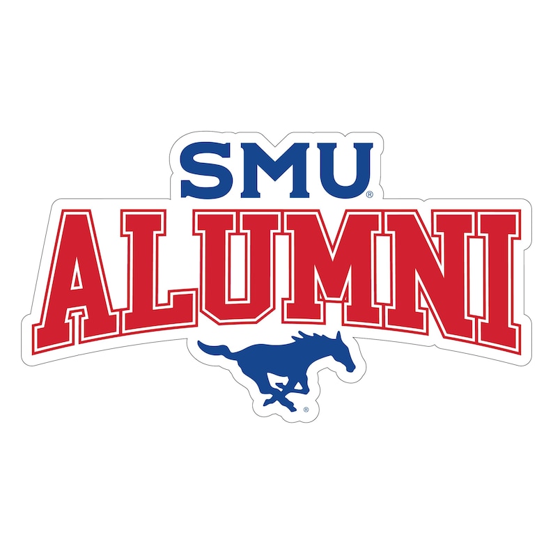 Southern Methodist University Laser Cut Alumni Vinyl Sticker/magnet ...