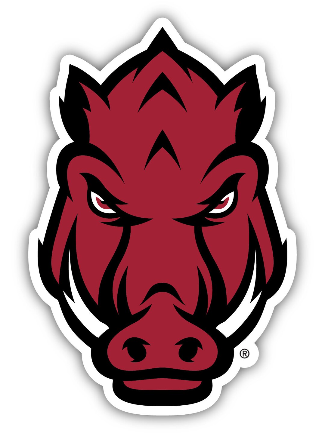 Arkansas Razorbacks Officially Licensed Vinyl Sticker - Multiple Sizes ...