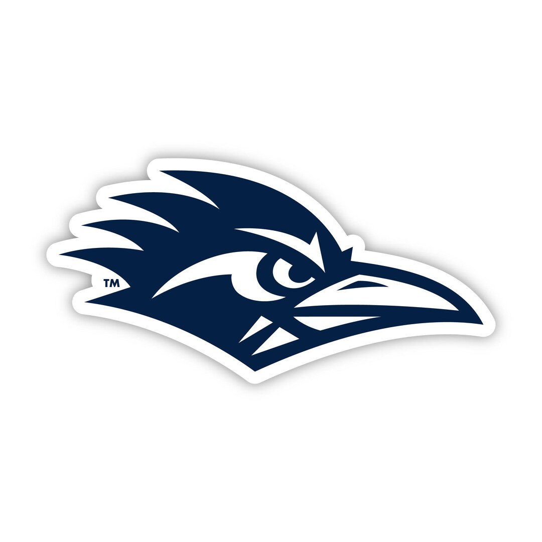 UTSA Road Runners Offic. Lic. Sticker With Choice of Backing Color ...