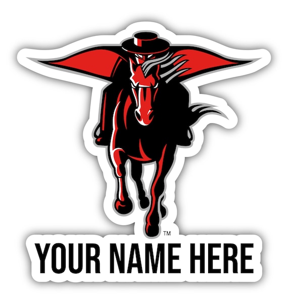Personalized Customizable Texas Tech Red Raiders Vinyl Decal - Etsy