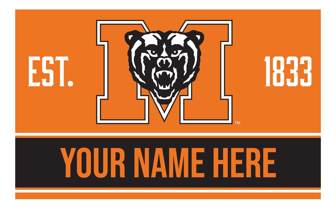 Mercer University Wood Sign With Frame - Customizable - Etsy