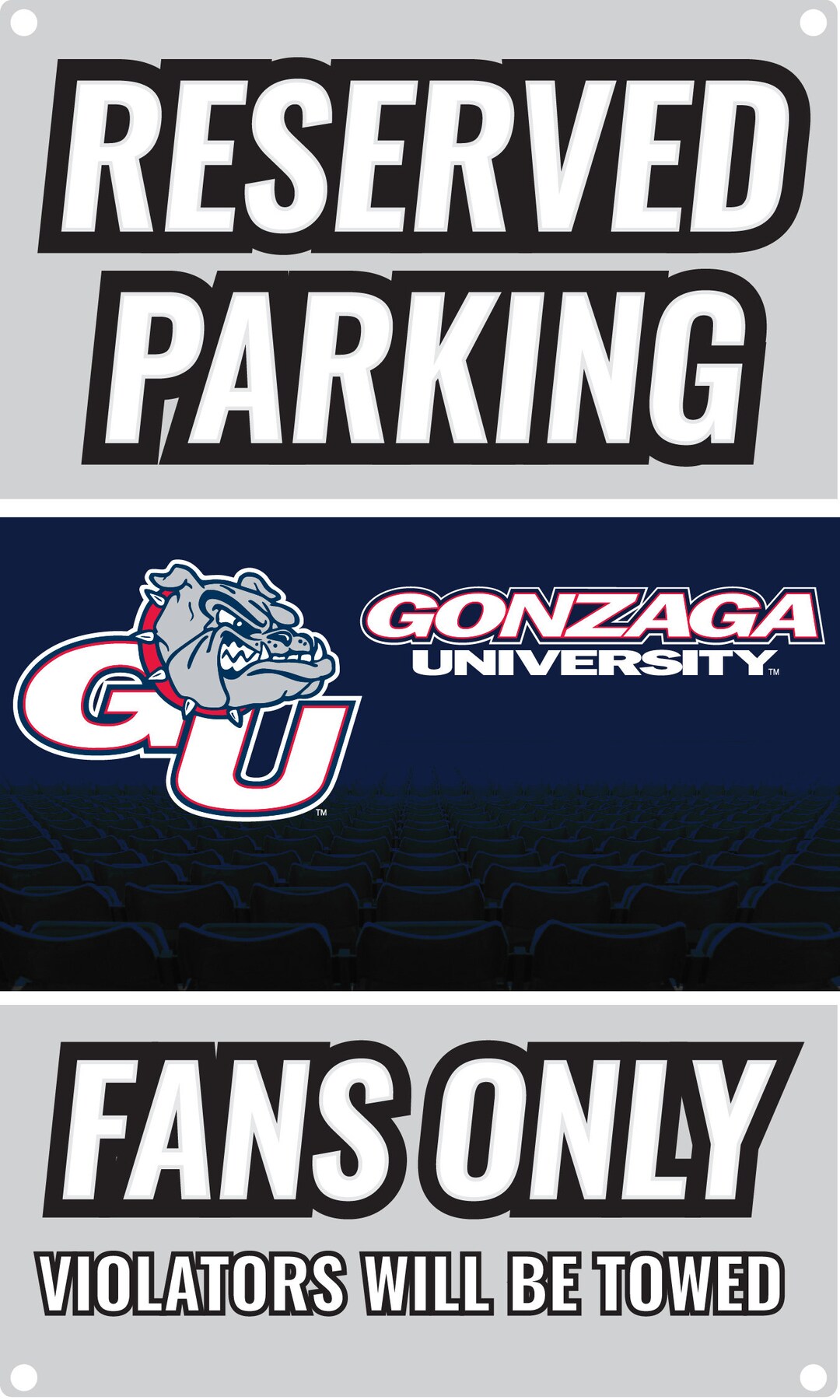 Gonzaga Bulldogs Metal Sign - Etsy