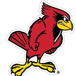 Illinois State Redbirds Vinyl Mascot Decal Sticker - Etsy