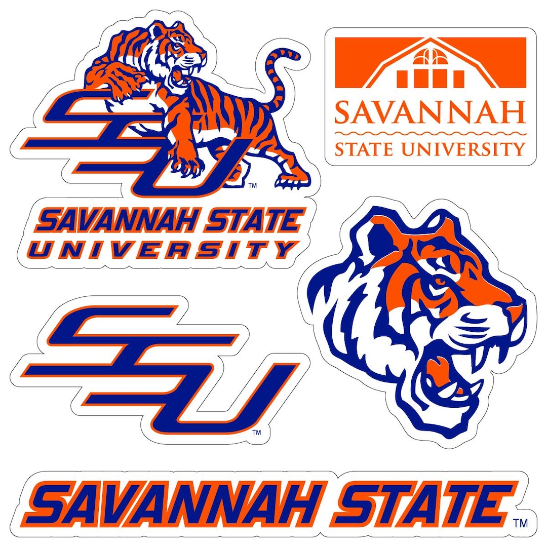 Savannah State University Officially Licensed College Sticker Multipack ...