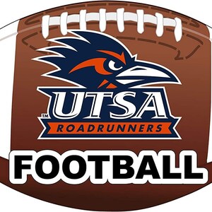 UTSA Road Runners 4-inch Vinyl Sticker Ball Design - Multiple Sports ...
