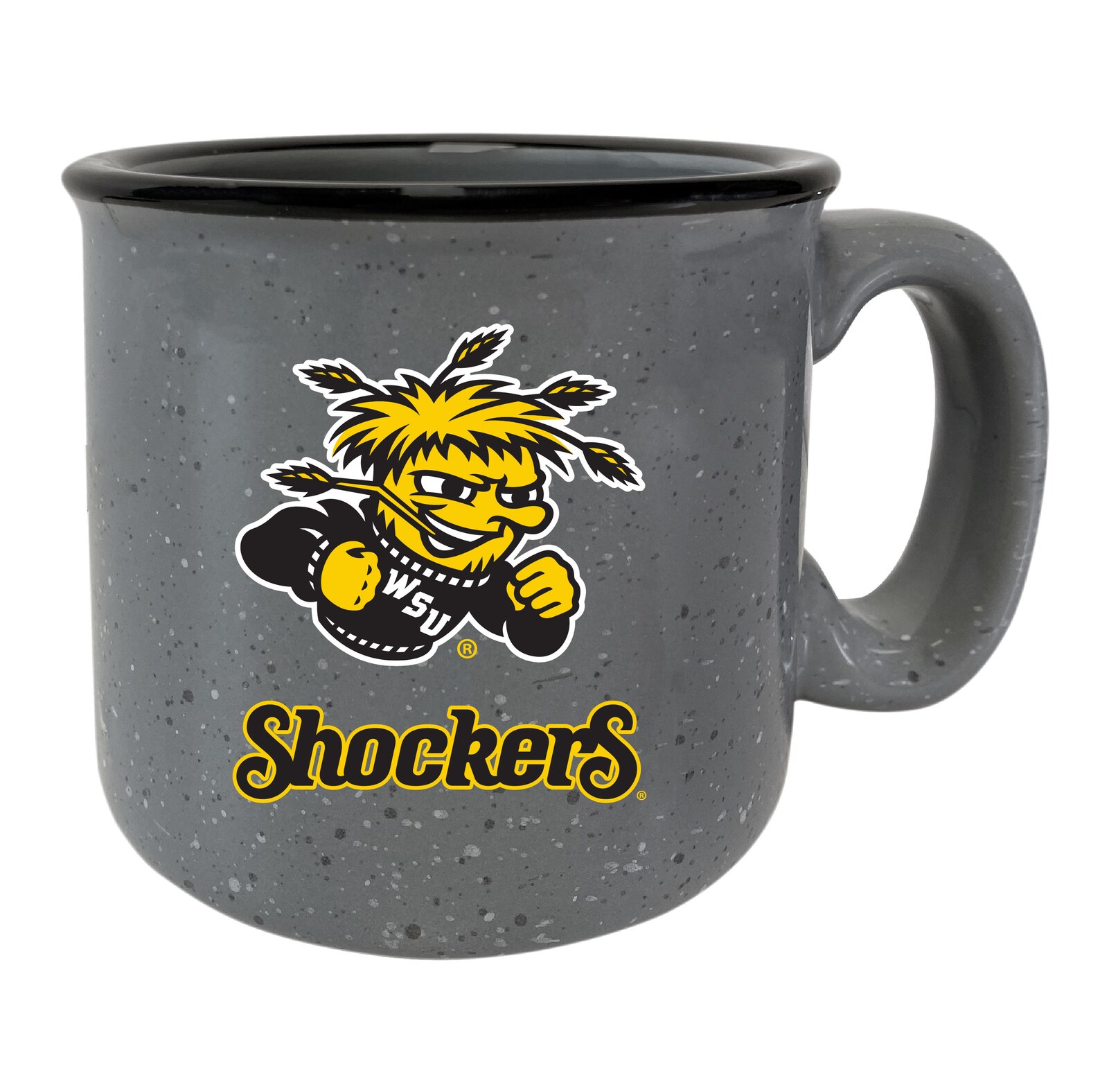Wichita State Shockers Speckled Ceramic Camper Coffee Mug - Etsy