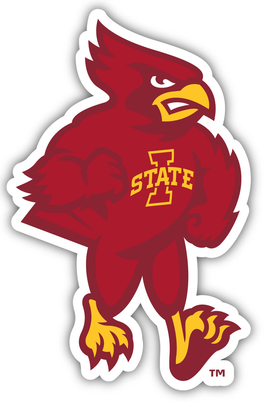 Iowa State Cyclones Officially Licensed Vinyl Sticker - Multiple Sizes ...