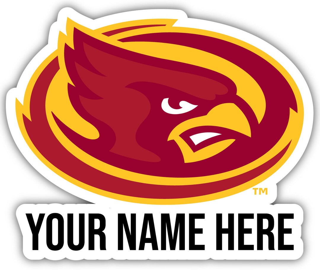 Iowa State Cyclones Customizable Vinyl Sticker - Multiple Sizes ...