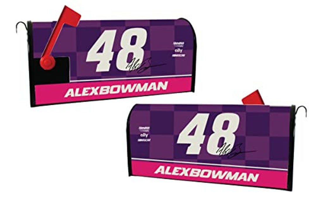 Alex Bowman #48 Nascar Magnetic Mailbox Cover - Etsy