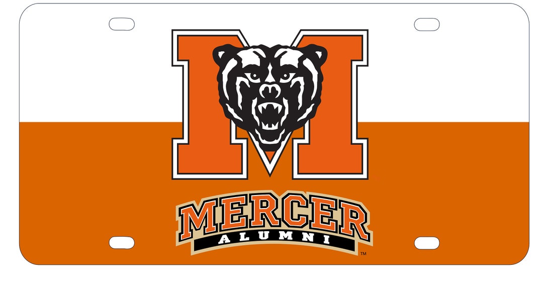 R and R Imports Mercer University Metal License Plate - Etsy