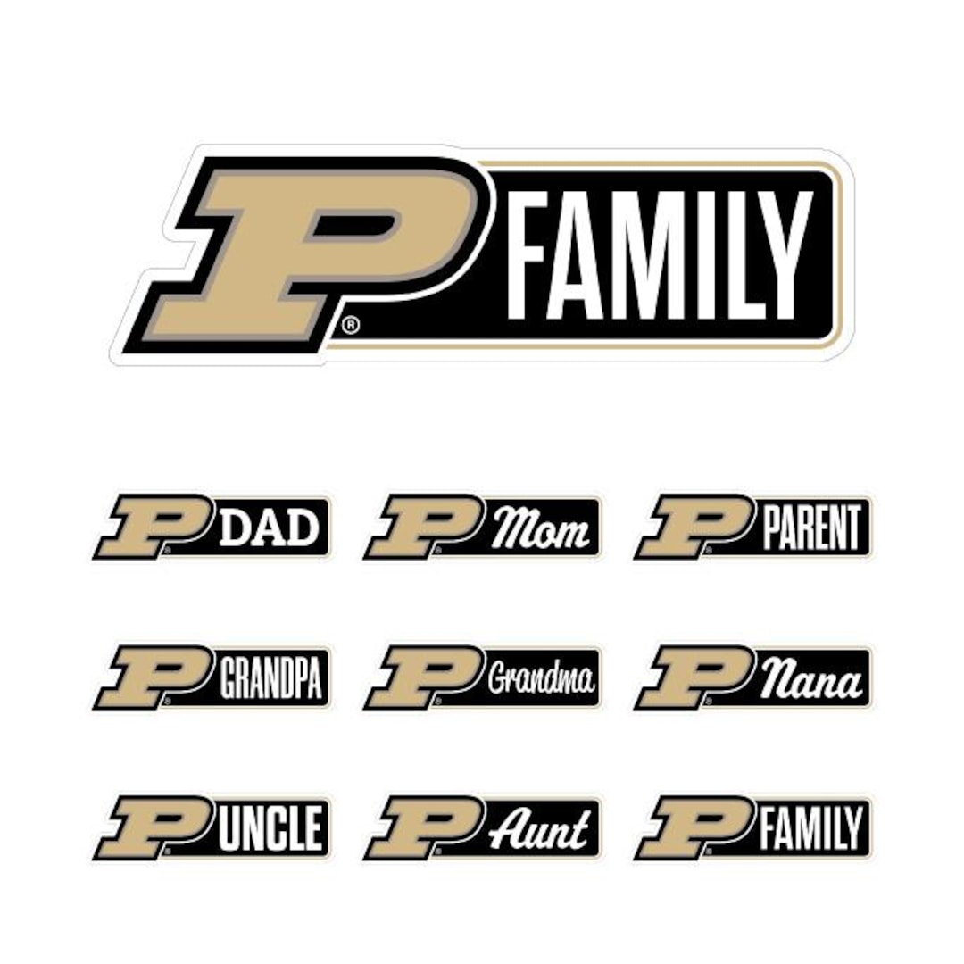 Purdue Boilermakers Proud Family Decorative Decal – Officially Licensed ...