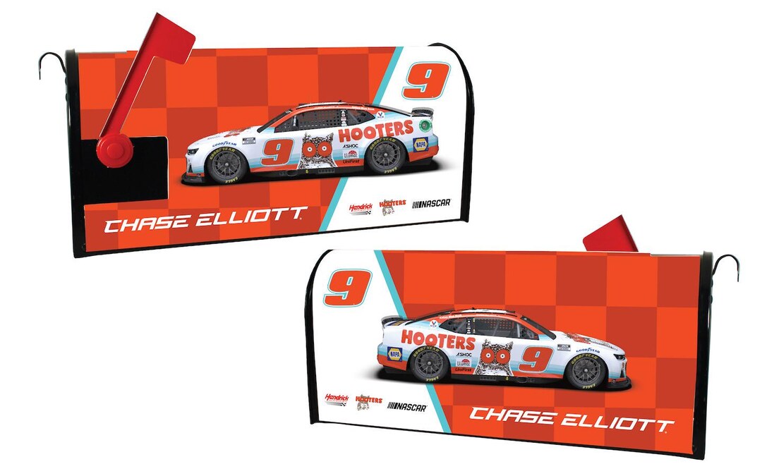 Chase Elliott Hooters #9 Nascar Magnetic Mailbox Cover - Etsy