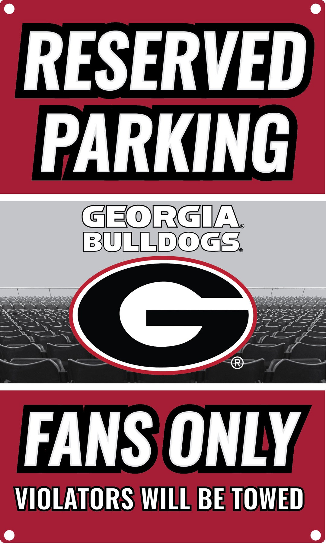 Georgia Bulldogs Metal Sign - Etsy