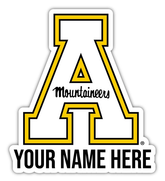 Personalized Customizable Appalachian State Vinyl Decal | Etsy