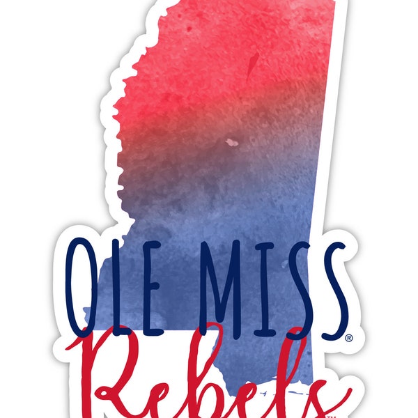 Ole Miss Car Decal - Etsy