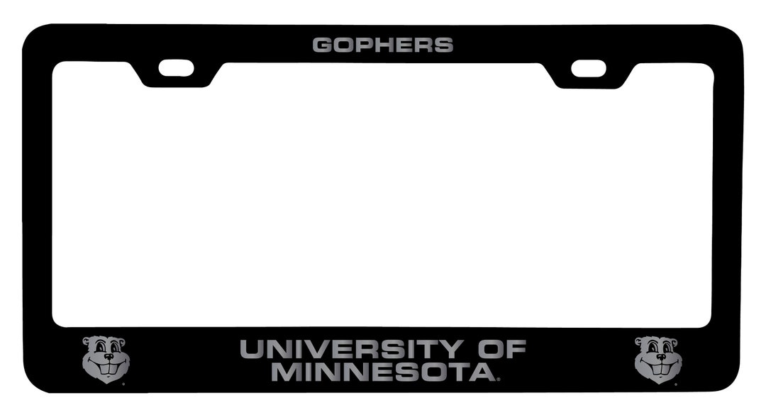 Minnesota Gophers Engraved Metal License Plate Frame - Etsy