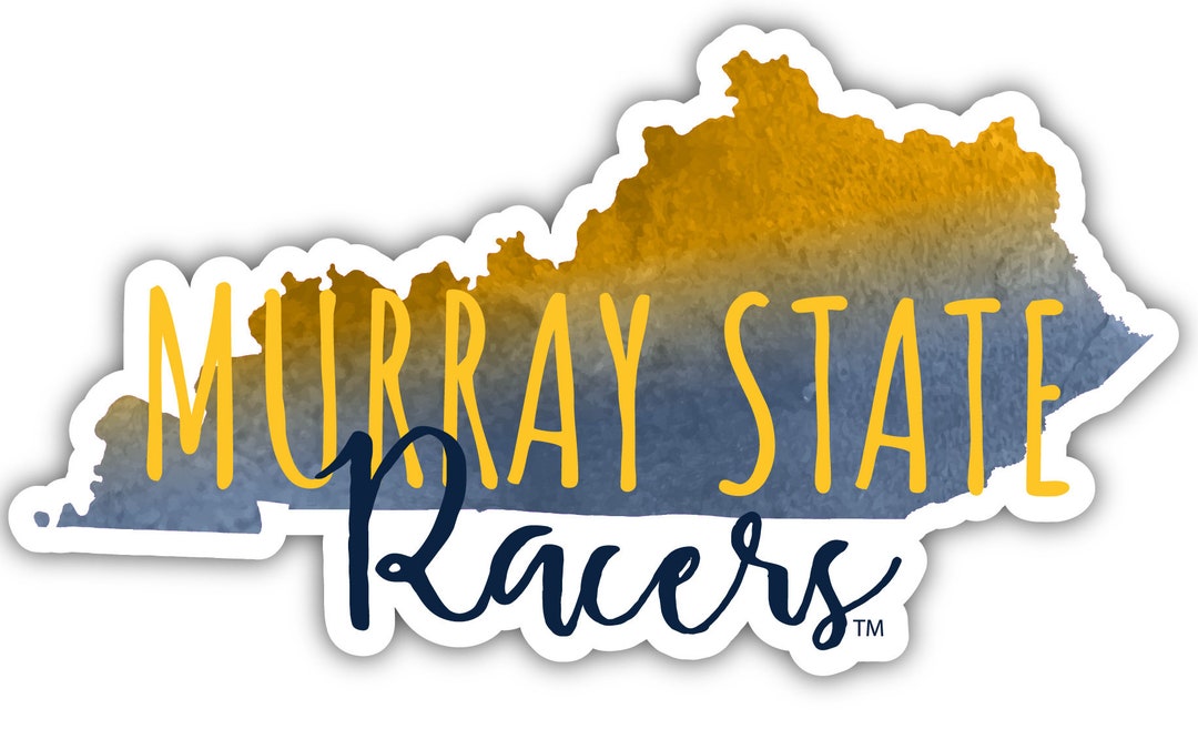 Murray State University Watercolor State Die Cut Decal Officially ...