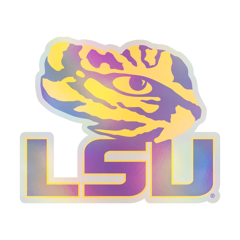 LSU Tigers Offic. Lic. Sticker With Choice of Backing Color – Multiple ...