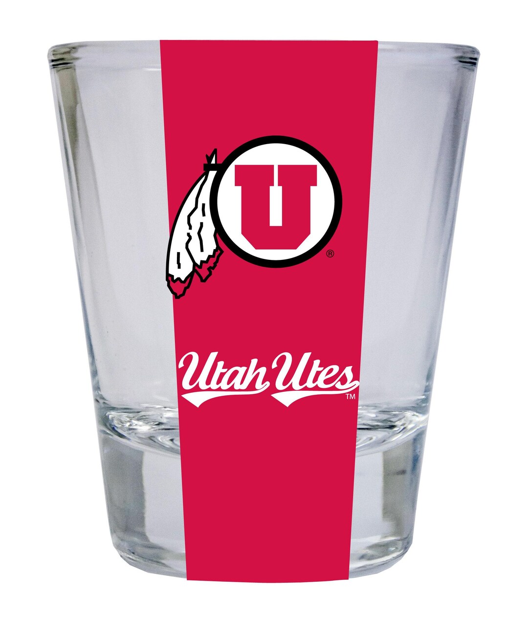 Utah Utes 2 Oz Round Shot Glass - Logo UV Design - Etsy