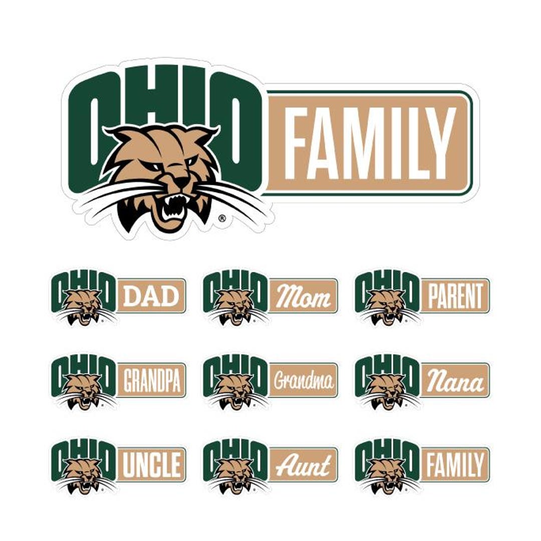 Ohio University Proud Family Die Cut Decal Officially Licensed ...