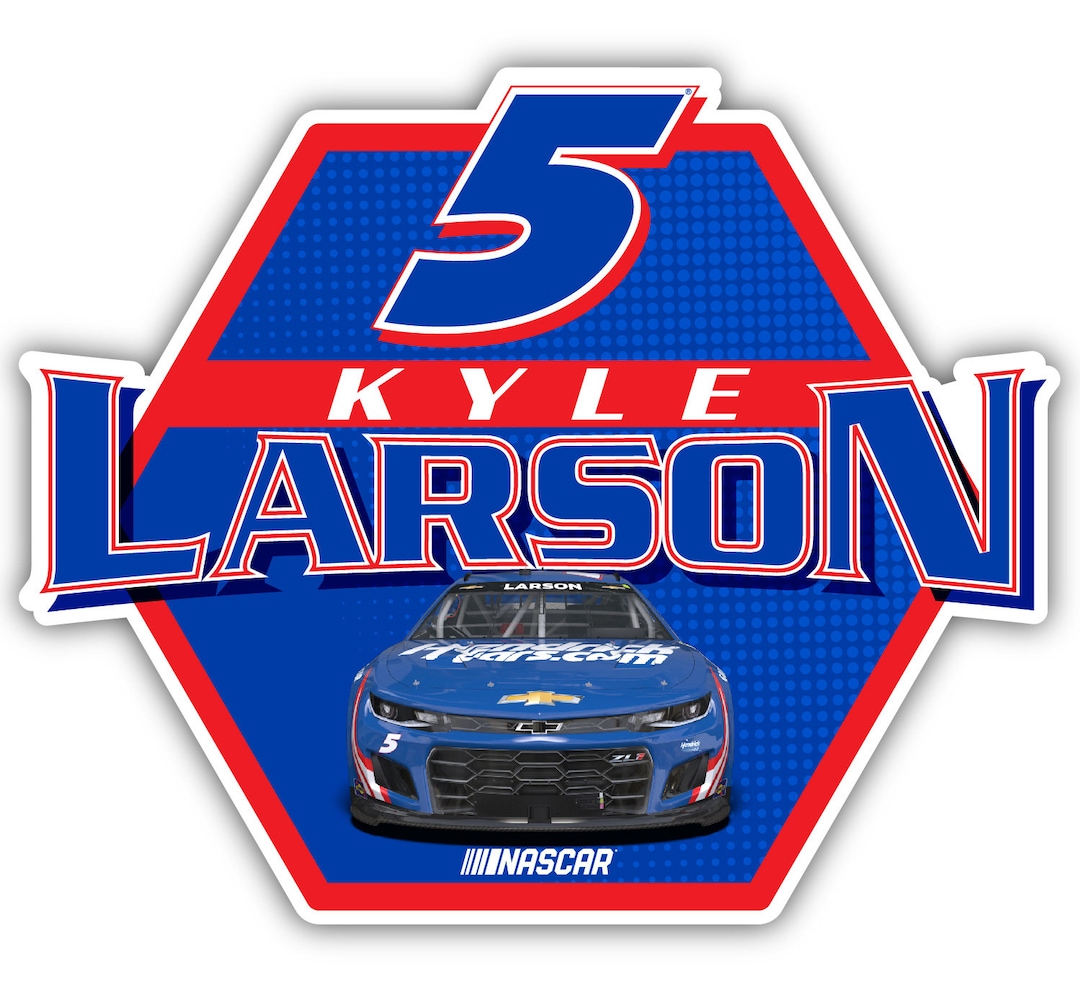 Nascar 5 Kyle Larson 10-inch Vinyl Decal Stiker - Etsy