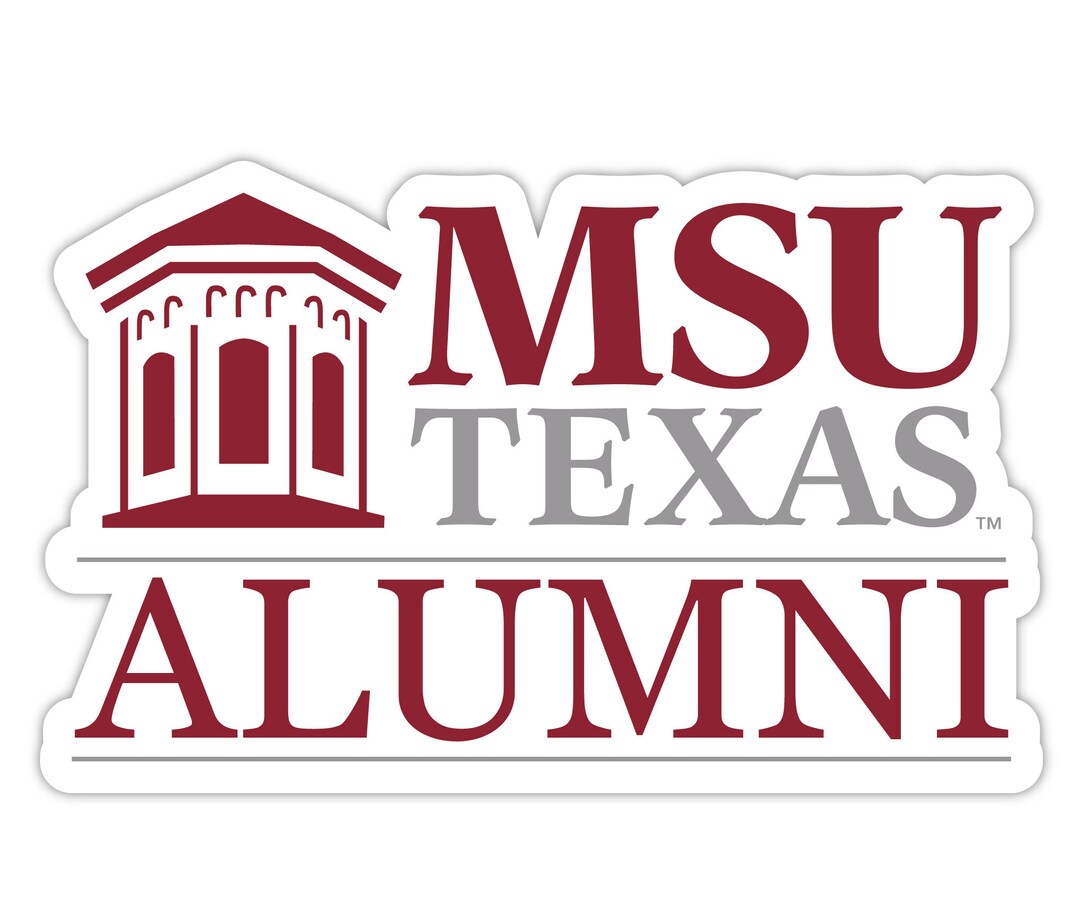 Midwestern State University Mustangs 4-inch Alumni - Sticker or Magnet ...