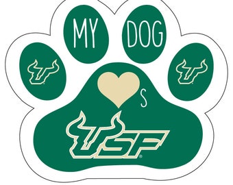 USF South Florida Bulls 3 Premium Vinyl Decal Licensed NCAA Set of 2 - Etsy