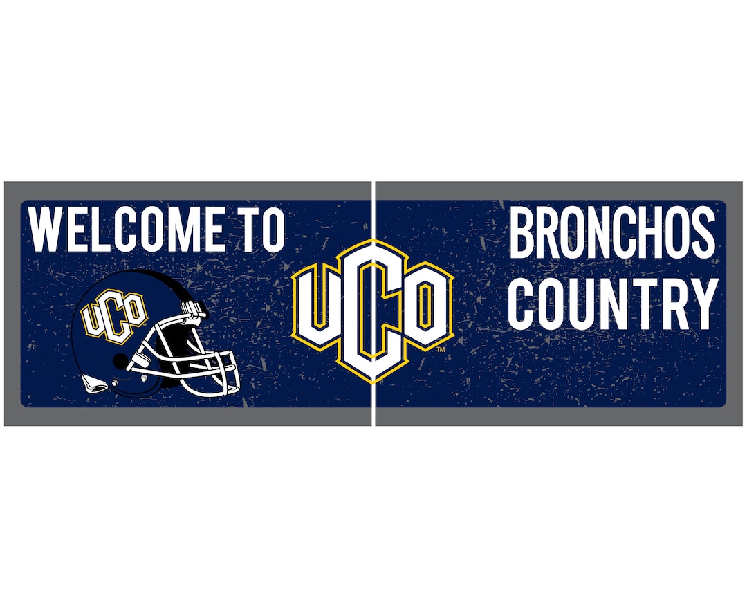 University of Central Oklahoma Bronchos Wood Sign With Frame - Etsy