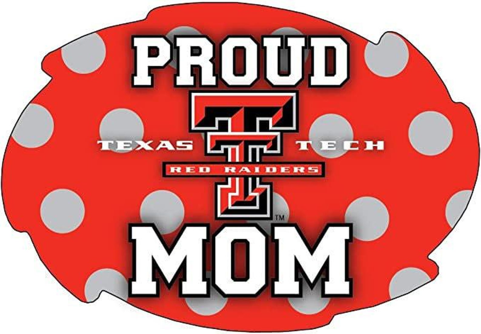 Texas Tech Red Raiders Proud Parent (dad or Mom) Magnet/sticker - Etsy